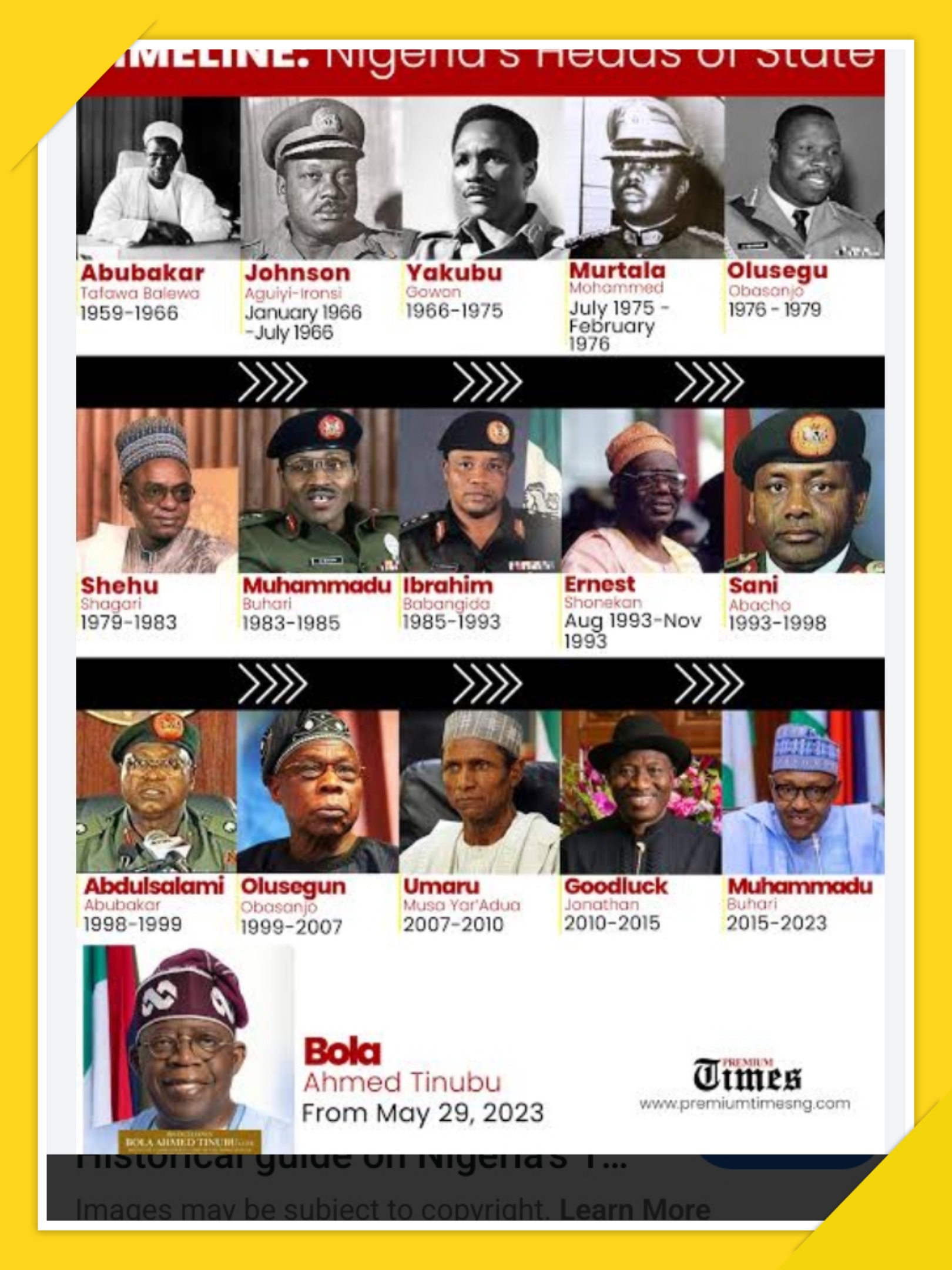 Nigerian Presidents with Their Notable Achievements - Future World ...